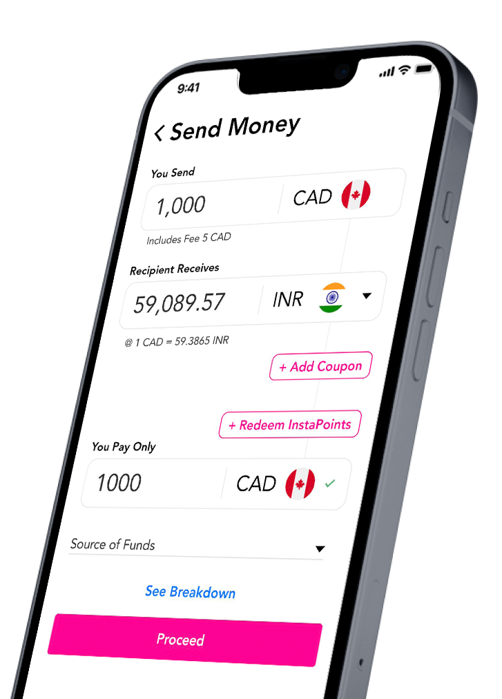 Transfer Money Overseas - International Money Transfer - Instarem